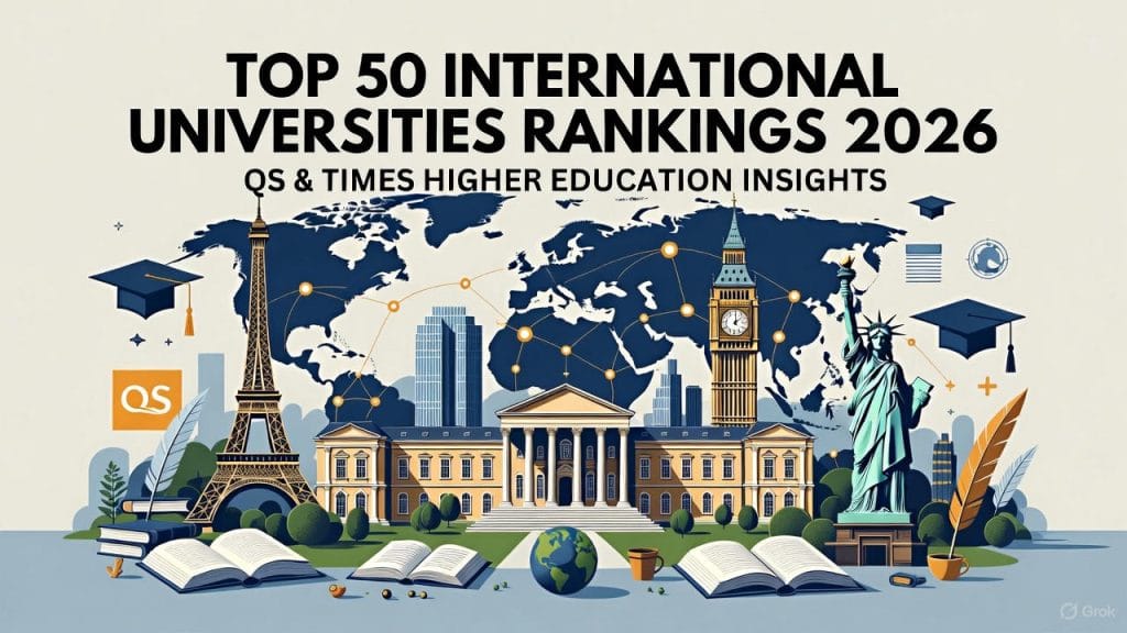 Top 50 International Universities Rankings 2026: QS & Times Higher ...